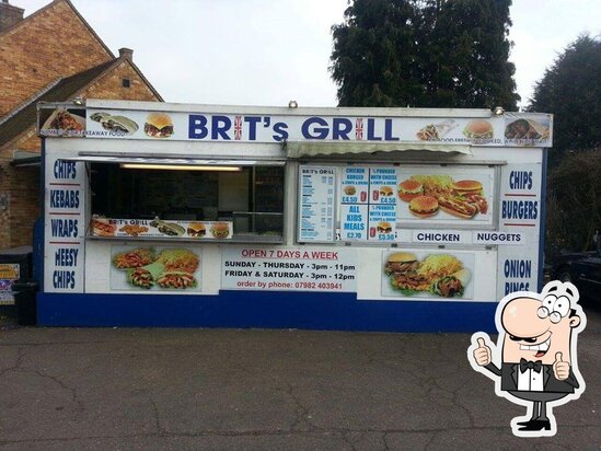 Menu at Brit's Grill fast food, Colchester