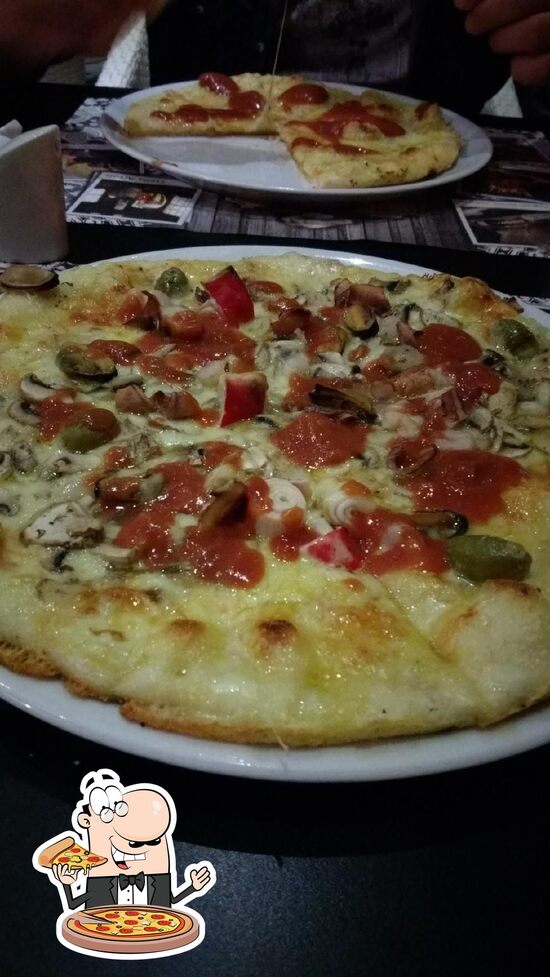 Menu at Borneo pizzeria, Pancevo