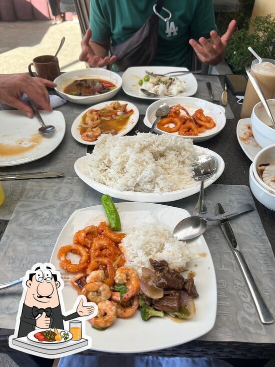 Menu at IYA's Café restaurant, Tubigon