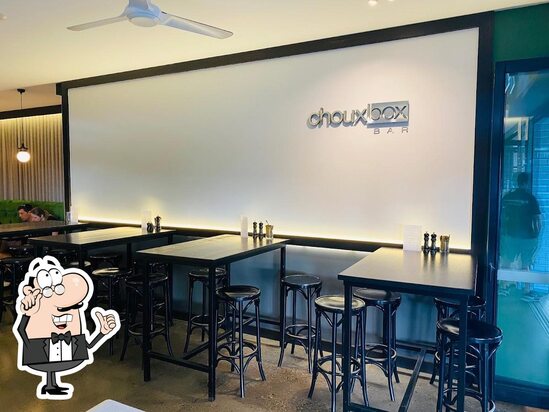 Menu at Choux Box cafe, Kingscliff