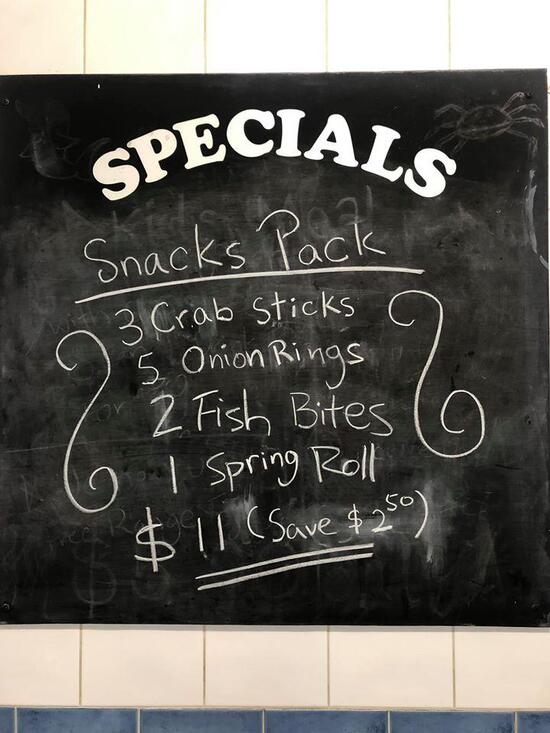Menu at Mountain Gate Fish Bites restaurant, Ferntree Gully