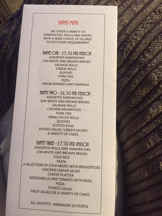 Menu at The Little Sandwich Shop restaurant, Kettering