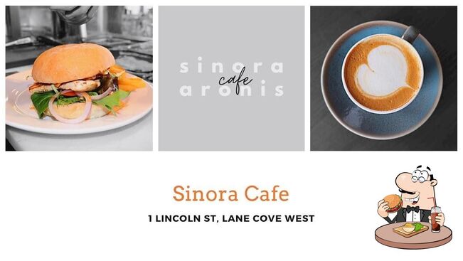 Menu at Cafe Sinora, Lane Cove West