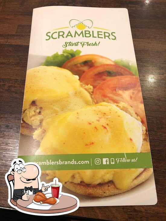Menu at Scramblers restaurant, Strongsville