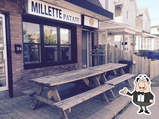 Menu at Millette Patate restaurant, Gatineau