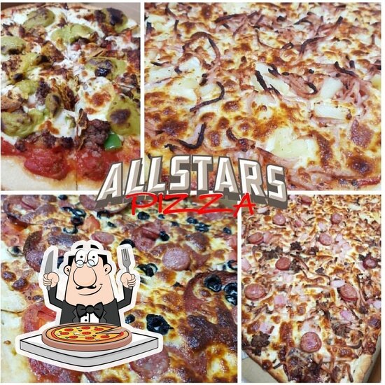 Menu at Allstars Pizza restaurant, Mount Gambier