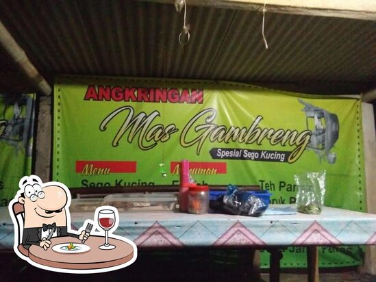 Menu at Angkringan Mas Gambreng, Wates