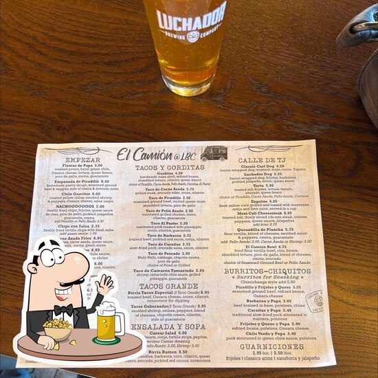 Luchador Brewing, Cathedral City - Restaurant menu, prices and reviews