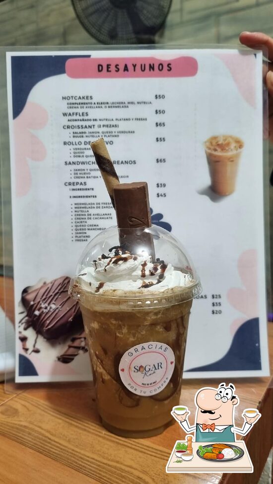 Menu at Sugar Rush Café, Chetumal