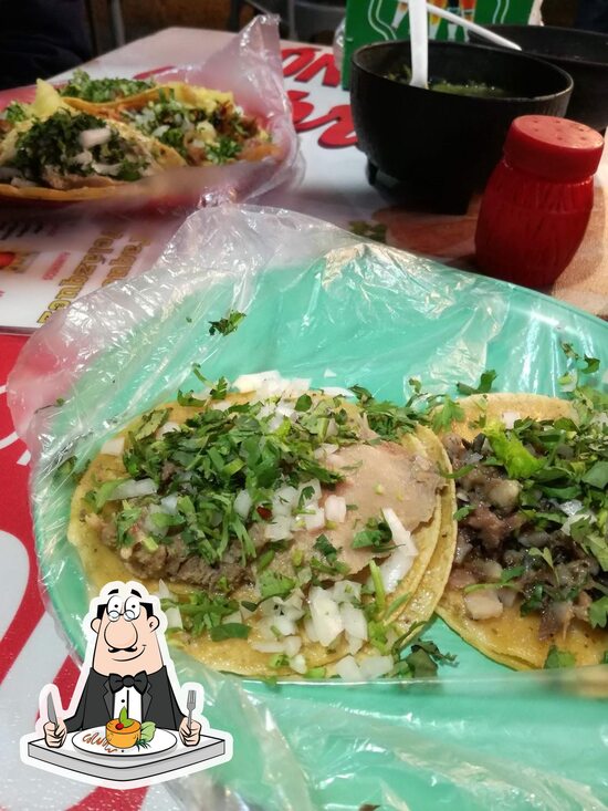 Menu at Velazquez restaurant, Mexico