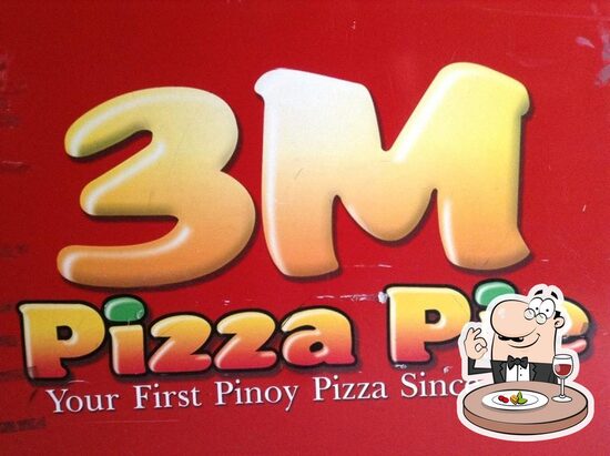 Menu at 3M Pizza Pie restaurant, Olongapo