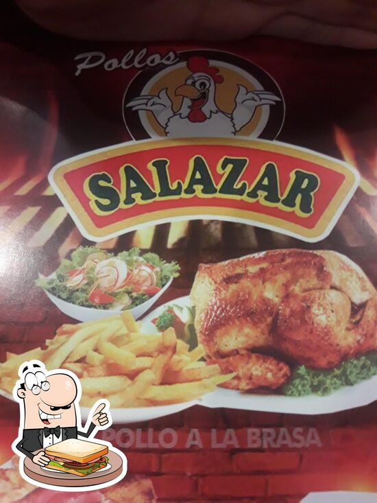 Menu at Polleria Salazar restaurant, Puente Piedra