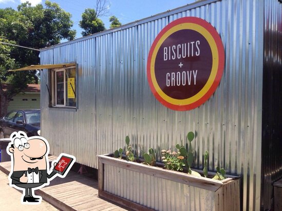 Menu at Biscuits and Groovy restaurant, Austin, Duval St