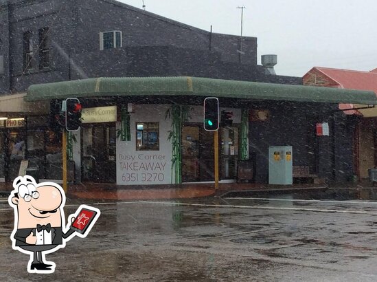 Menu at Busy Corner Takeaway fast food, Lithgow