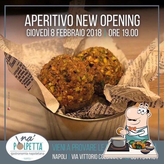 Menu at Na' Polpetta restaurant, Naples