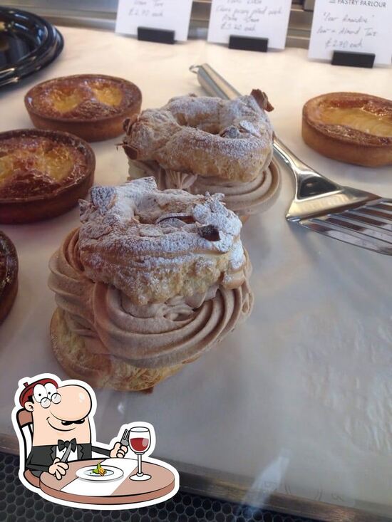 Menu at The Pastry Parlour cafe, London