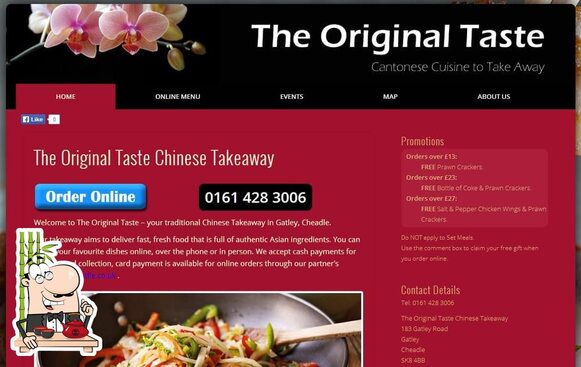 The Original Taste in Cheadle - Restaurant menu and reviews