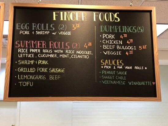 Menu at Boba Stop restaurant, Buffalo