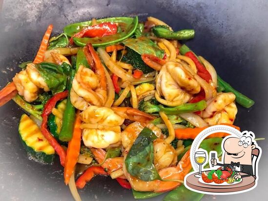 Menu at Traf Thai Cuisine restaurant, Trafalgar