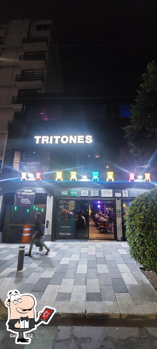 Carta del restaurante Los Tritones Nápoles, Ciudad del México