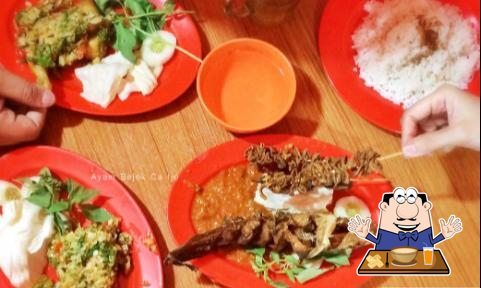Menu at Pecel Ayam Boga Rasa restaurant, Kuta Jaya
