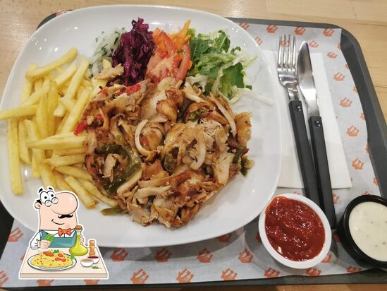Menu at Enfes Kebab restaurant, Warsaw