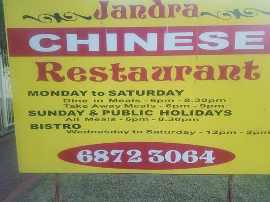 Menu at Bourke Bowling Club, Bourke