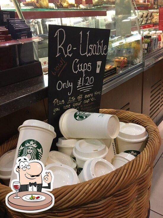 Carta de Starbucks, Brighouse, Yorkshire