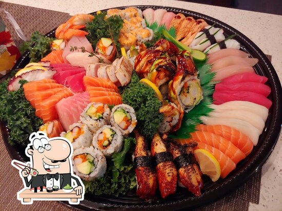 Menu at Kinja Sushi restaurant, Barrie
