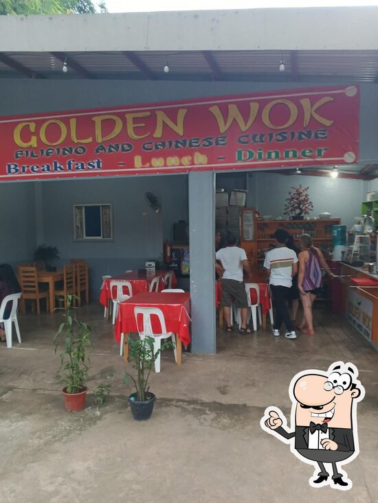 Menu at Golden Wok restaurant, Valencia City