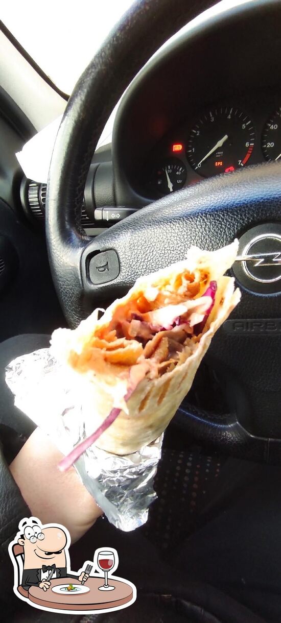 Menu at Zaza Kebab restaurant, Wolsztyn