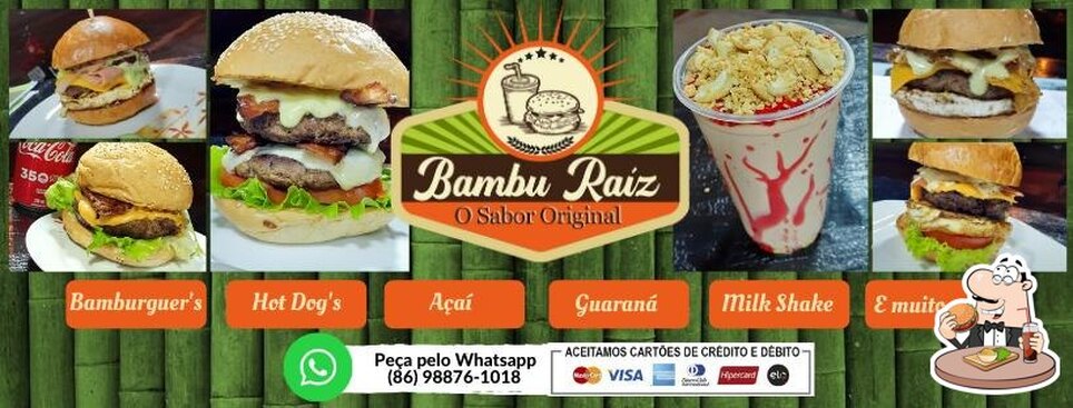 Menu at Hamburgueria Bambu Raíz restaurant, Teresina