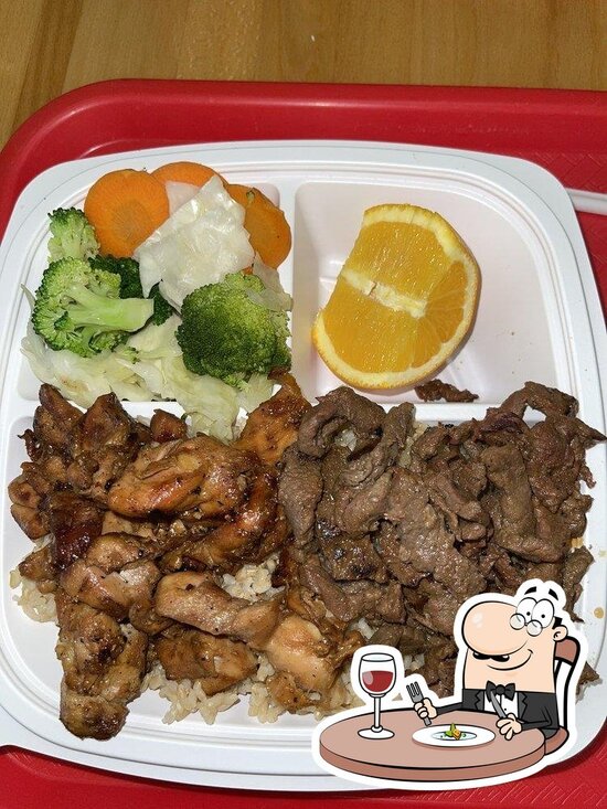 Menu at Flame Broiler fast food, Greensboro, N Elm St H