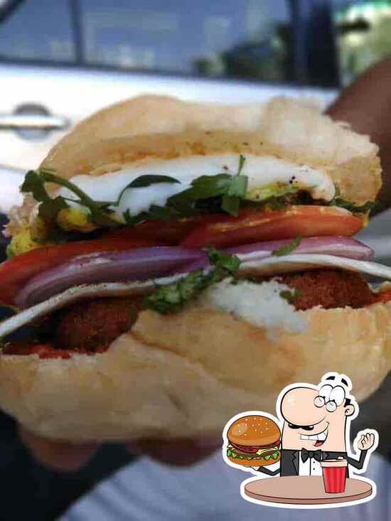 Menu at Salim burger, Sarkhej- Okaf