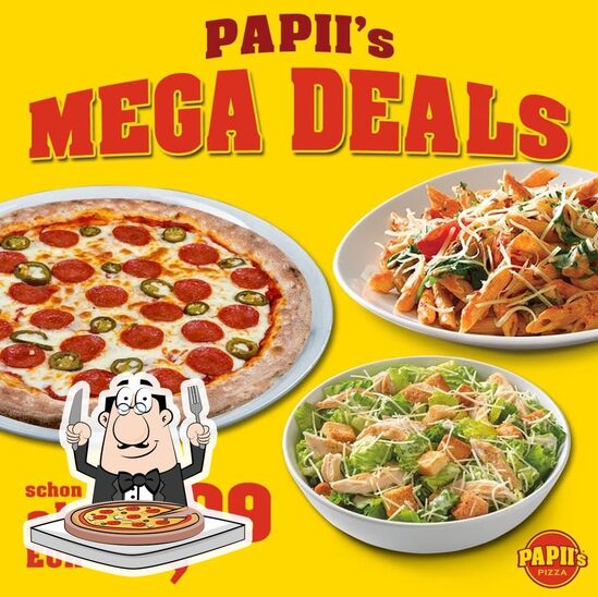 Menu at Papii’s Pizza, Speyer