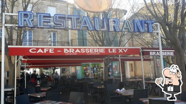 Menu at Bar Le XV, Oraison
