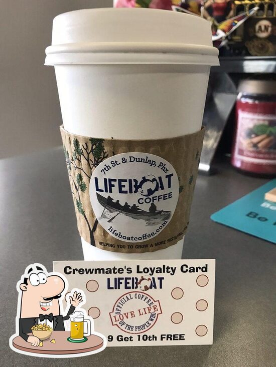 Menu at Lifeboat Coffee Co cafe, Phoenix