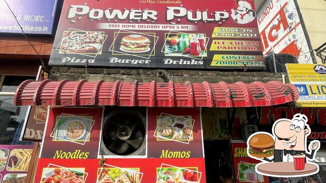 Menu at Power pulp, Jawalamukhi