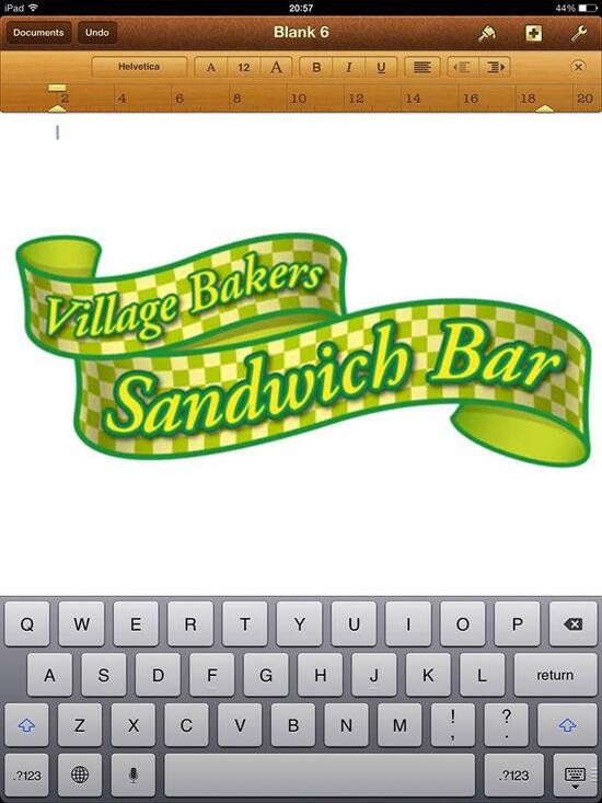 Menu at Village Bakers cafe, Whyteleafe, 213A Godstone Rd