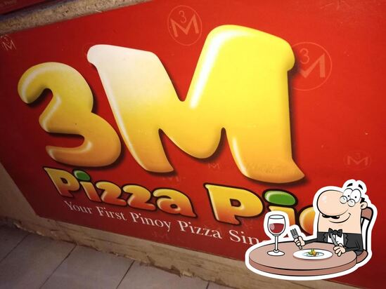 Menu at 3M's Pizza Pie restaurant, Cainta