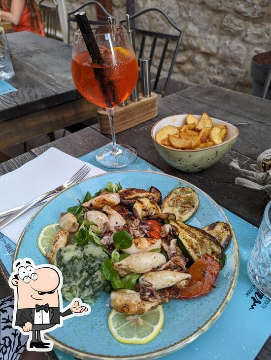 Menu at Konoba Bunar restaurant, Hvar