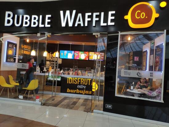 Menu at Bubble Waffle desserts, Morelia