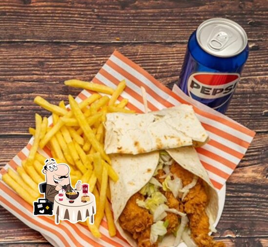 Menu at Metros fried chicken & pizza restaurant, London
