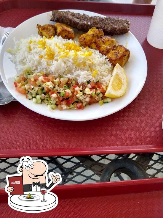 Menu at Newroz Kebab restaurant, Moorhead