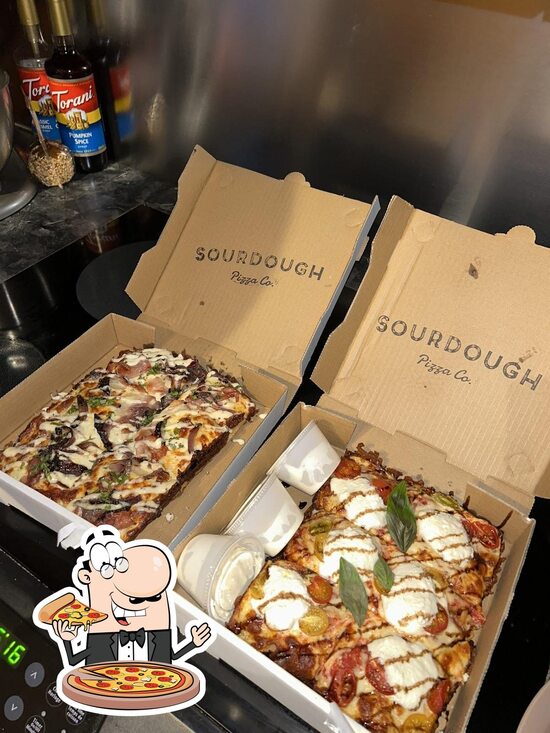 Menu at Sourdough Pizza Co restaurant, Hamilton