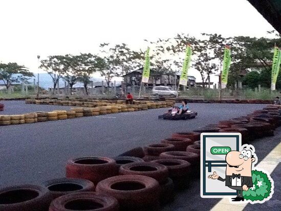 Menu at Boulevard Gokart cafe, Manado