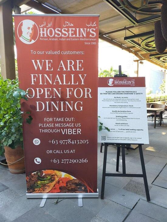 Hossein's Halal Restaurant, Makati, 2nd level - Restaurant reviews