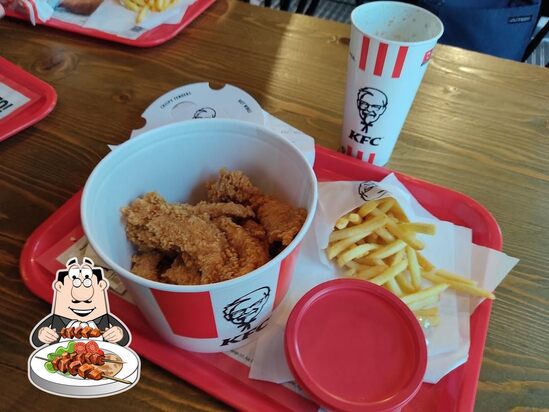 Speisekarte von KFC restaurant, Padua