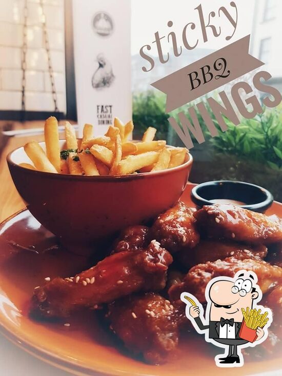 Menu at Volcano Wings restaurant, Limerick