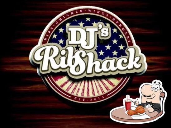 Menu at DJs Rib Shack restaurant, Grantham, DJs Rib Shack